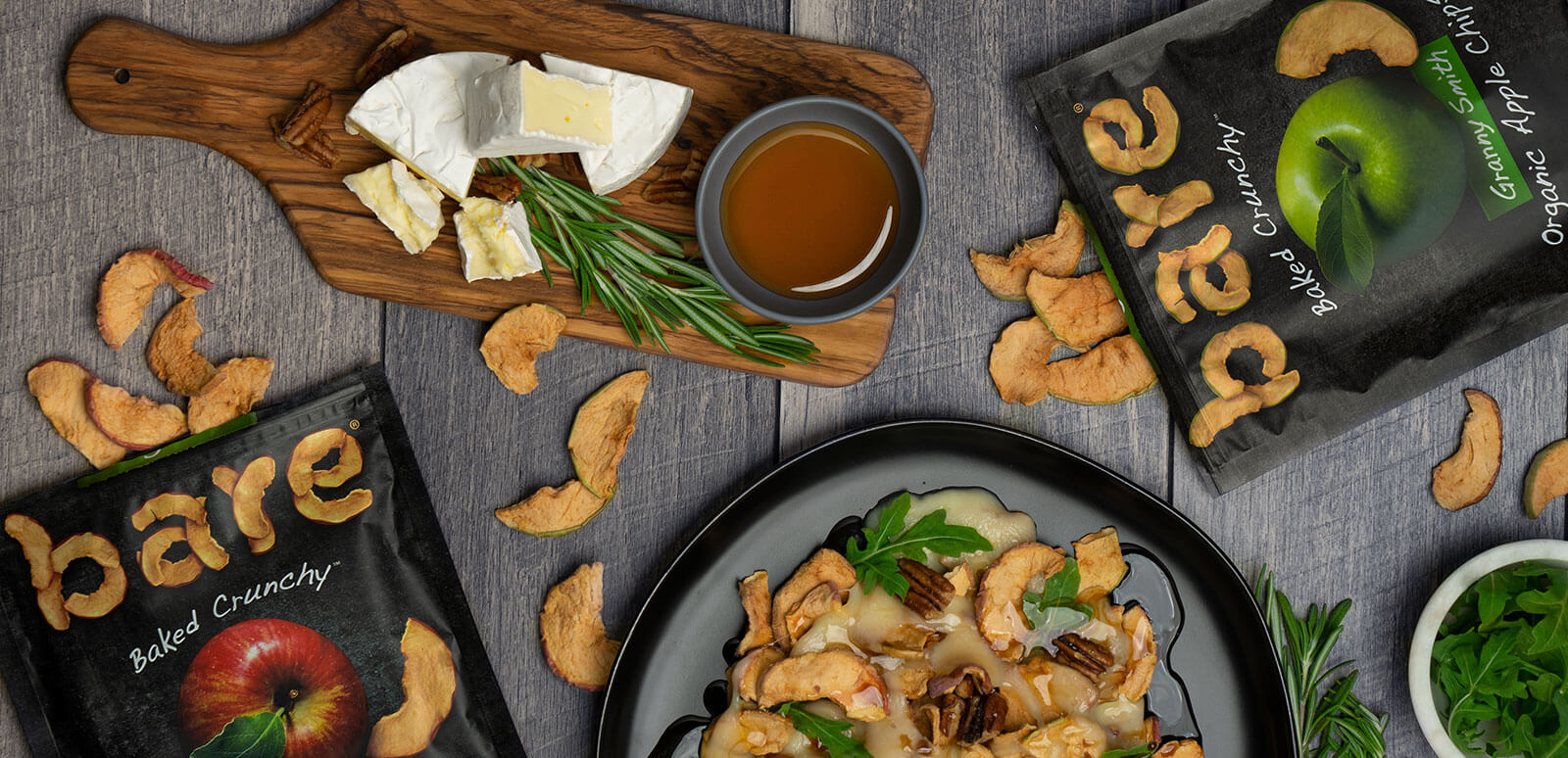 Apple Chip Brie Nachos | Bare